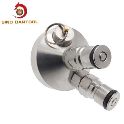 China 30PSI Safe Valve Mini Keg Ball Lock Lid Stainless Steel 304 Beer Dispenser 78mm for sale