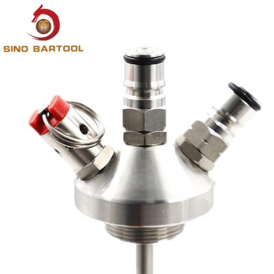 China 78x55mm Double Ball Lock Mini Keg Dispenser 18/8 Stainless Steel 30psi for sale