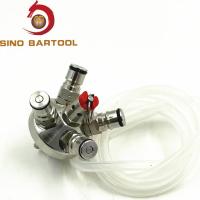 China 18/8 Stainless Steel Ball Lock Mini Keg Tapping Head with 42psi Pressure Relief Valve for sale