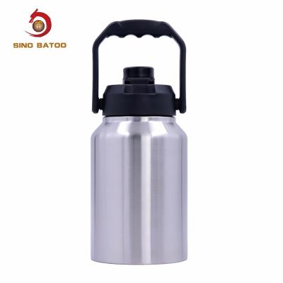 China 64oz Double Wall Vacuum Insulated Water Bottle Stainless Steel for sale