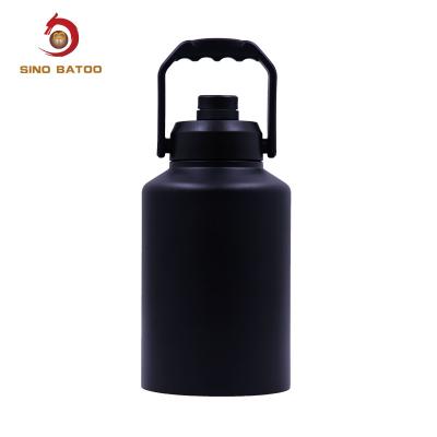 China 128oz Vacuum Insulated Stainless Steel Water Bottle 3.8L Leakproof Drink for sale
