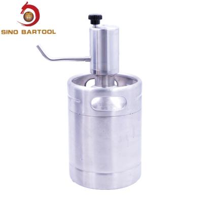 China Electric Pressurized Mini Keg Dispenser 304 Stainless Steel 2L Draft Beer for sale