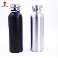 China Custom Logo 1L Thermal Stainless Steel Water Bottle 304 Food Grade 9x29cm for sale