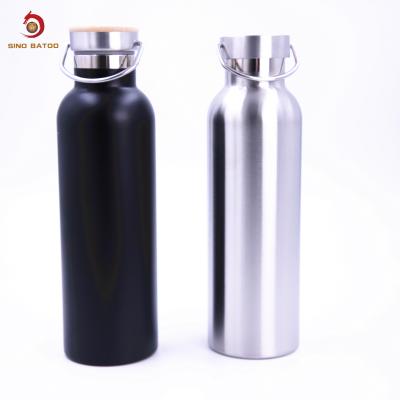 China Custom Logo 1L Thermal Stainless Steel Water Bottle 304 Food Grade 9x29cm for sale