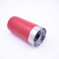 China Custom Logo 500ml Double Walled Stainless Steel Tumbler Cup Powder Coated Insulated Mug for sale