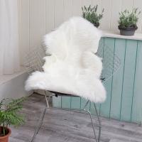 China Customized Color Faux Fur Plush Decorative Chair Soft Cushion With 6-12cm-15cm Length for sale