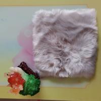 China Customized Square Large Pink Sheepskin Rug Superlamb Floor Mats For Office Chair for sale