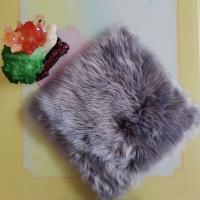 China Customized Square Large Pink Sheepskin Rug Superlamb Floor Mats For Office Chair for sale
