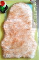 China Customized Square Large Pink Sheepskin Rug Superlamb Floor Mats For Office Chair for sale