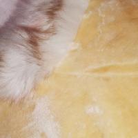 China 38KG Round Sheepskin Chair Pad Faux Fur Pad Pattern Dyed for sale