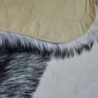 China Upholstered Faux Sheepskin Bench Cushion Chair Cover for sale