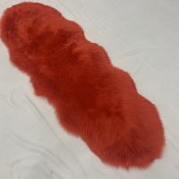 China Fluffy Sheared Sheepskin Floor Mats Faux Fur Rug for sale