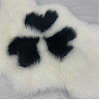 China 65x180 Plush Faux Sheepskin Carpet White Fur Rug for sale