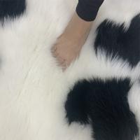 China 65x180 Plush Faux Sheepskin Carpet White Fur Rug for sale