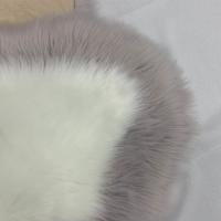 China Fake Sheepskin Bench Pad Fluffy Seat Pad Floor Mat for sale