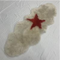 China Home Decor PELT Sheepskin Cushion Pads Lambswool Seat Pad for sale