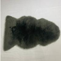 China Black Chair Sheepskin Cushion Pads Faux Fur OEM for sale