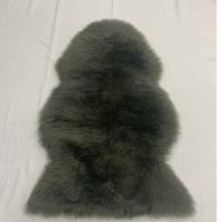 China Black Chair Sheepskin Cushion Pads Faux Fur OEM for sale