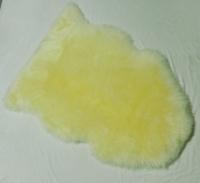 China 12cm Wool Sheepskin Square Chair Pad Sheepskin Bar Stool Cushions for sale