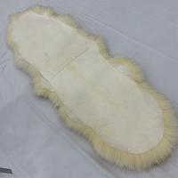 China Sleeping Sheepskin Cushion Pads Mat Black For Chair for sale