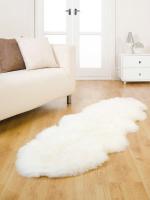 China Shaggy Shearling Sheepskin Throw Blanket Fur Carpet Rug for sale