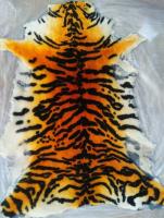 China Tiger Sheepskin Seat Cushion Carpet Pads For Chairs Custom for sale