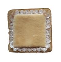 China Real Sheepskin Seat Pad Square Sofa Cushions Customized for sale