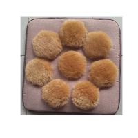 China Real Sheepskin Seat Pad Square Sofa Cushions Customized for sale