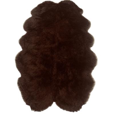 China Round Sheepskin Cushion Pads Seat Sleeping Wool Mat for sale