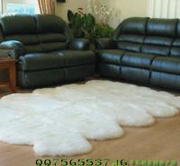 China Round Sheepskin Cushion Pads Seat Sleeping Wool Mat for sale