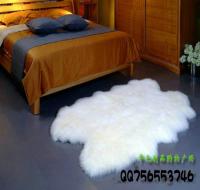 China Round Sheepskin Cushion Pads Seat Sleeping Wool Mat for sale
