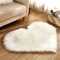 China Soft Plush Sheepskin Floor Mats rug Cushion for Hotel for sale