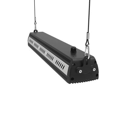China Aluminium 200W LED Linear High Bay Lights Practical Black Color for sale
