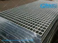 China 80micron galvanized coating Steel Bar Grating | 30X5mm load bar | 8mm cross bar | 1X2m | HeslyGrating-China for sale