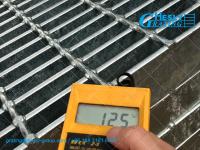 China Close Mesh Steel Bar Grating | 80micron galvanized coating | 50X5mm load bar | 25mm Pitch | 1X2m | HeslyGrating-China for sale