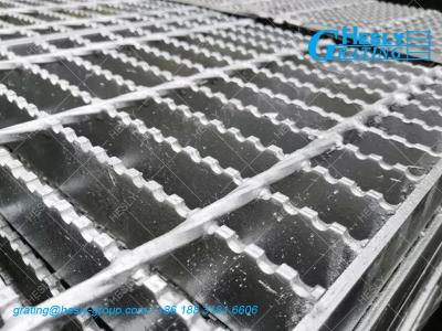 China Forge Welded Bar Grating | Serrated Anti-skidding Surface | Hot Dipped Galvanized Coating - HeslyGrating for sale