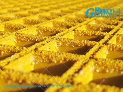 China Vinyl Ester Molded FRP Grating | 38mm depth | 38X38mm hole |  - HeslyGrating, China Factory exporter for sale