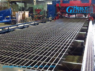 China Welded Steel Bar Grating | 32X5mm bearing bar | 80μm galvanized coating - Hesly Grating China Supplier for sale