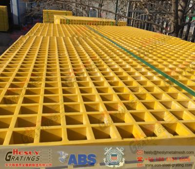 China Yellow FRP Grating for sale