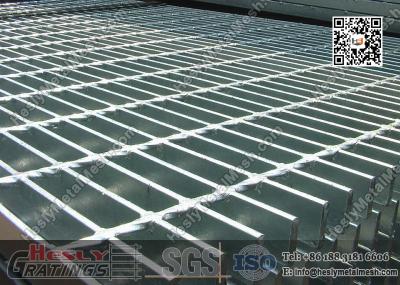 China Galvanised Steel Bar Grating | 40X5mm Bearing Bar | 40X100mm mesh hole for sale