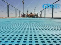 China Small Hole Molded FRP Grating | 50mm thickness | 20X20mm Hole | HeslyGrating-China for sale