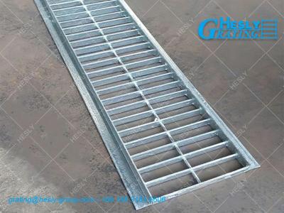 China Hot Dipped Galvanised Mild Steel Trench Drain Grate System | Hesly China Grating Factory Sales for sale
