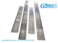 China scaffold planks steel, pre-galvanised 1.8mm thick, 250mm width, 2500m Long, HeslyGrating Factory for sale
