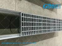 China Trench Grating Cover | 30X5mm beating bar trech drainage system | 55micron meter zinc coating |  Hesly China Grating for sale