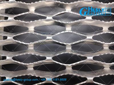 China 350mm Perforated Metal Grip Strut Safety Grating Plank | Anti-skidding Stairs | HeslyGrating-China for sale
