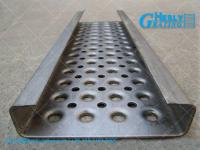 China O-grip Safety Grating Plank, width 250mm, 2.0mm thickness steel, 2000mm length, Galvanised, China HESLY Grating factory for sale