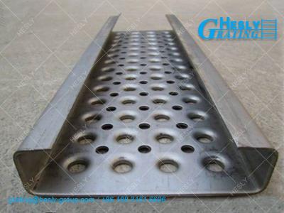 China O-grip Safety Grating Plank, width 250mm, 2.0mm thickness steel, 2000mm length, Galvanised, China HESLY Grating factory for sale