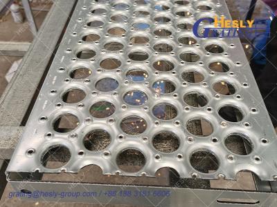 China O-grip Safety Grating Plank, width 300mm, 2.5mm thickness steel, 2000mm length, Galvanised, China HESLY Grating factory for sale