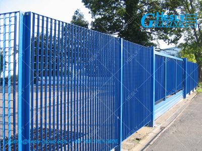 China Metal Grating Fencing | 25X3mm flat bar | 60X200mm hole | High 1.2m | Width 2.5m | HeslyGrating China factory for sale
