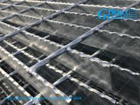 China Welded Bar Grating Floor, 32*5mm load bar, High Zinc Layer, Serrated Surface, Chinese Factory sales for sale
